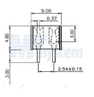 PBD1.27-40 C4827-40BSGH00R 1.27x2.54mm FEMALE HEADER DUAL ROWS H:4.6mm ...
